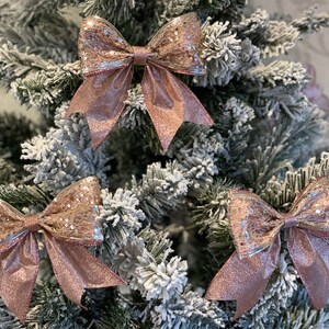 Champagne/rose Gold Tree Topper for 6 Foot Tree With Full Length ...