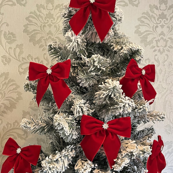 Christmas Tree Bows - Etsy