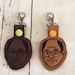 George COSTANZA Face Seinfeld Leather Keychain Keyfob - Etsy