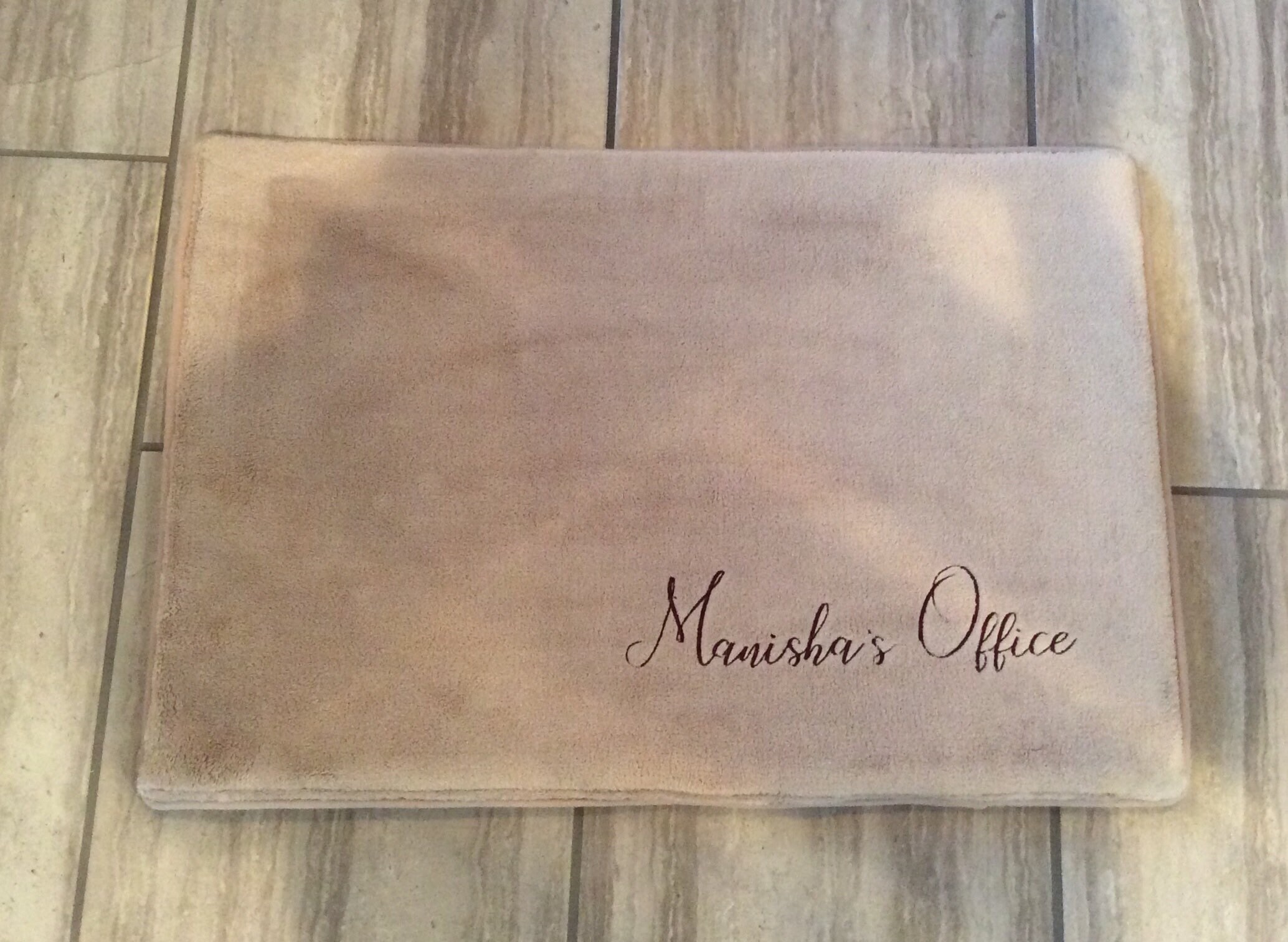 Personalized Microfiber Memory Foam Monogrammed Kitchen or Bath Mat - Etsy