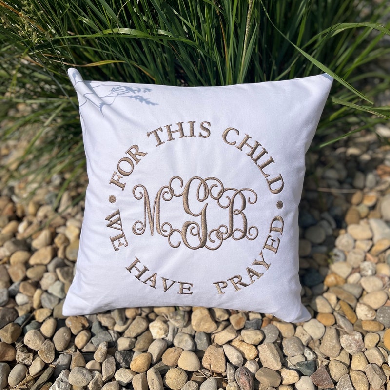 Pray Pillow - Etsy