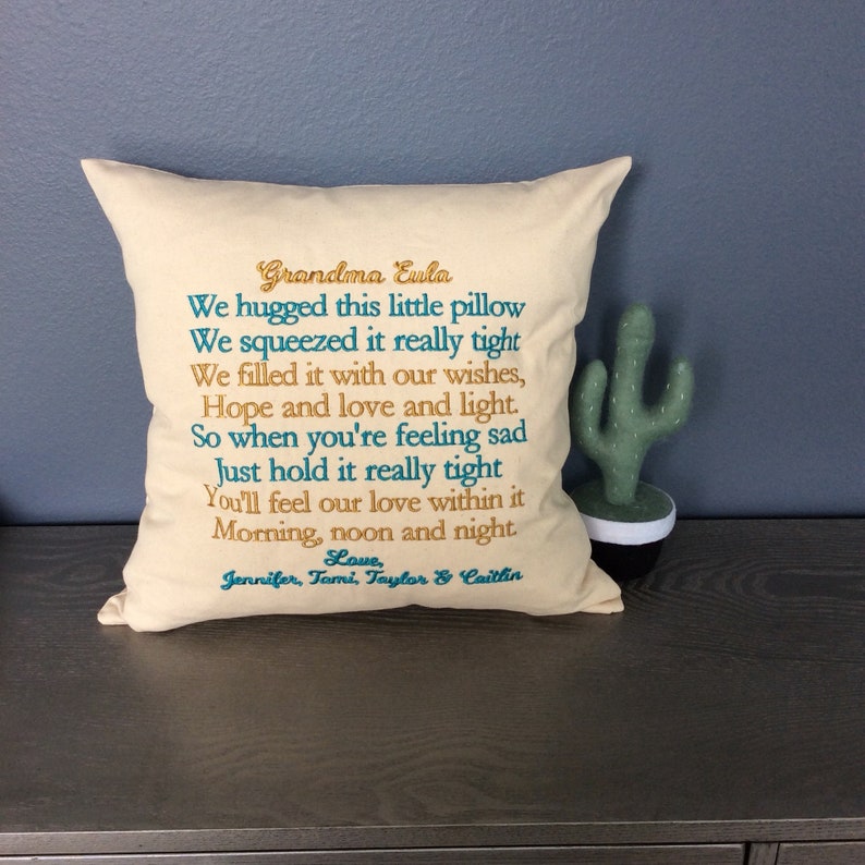 Hug Pillow Long Distance Family Pillow Hugs From Home Dorm | Etsy