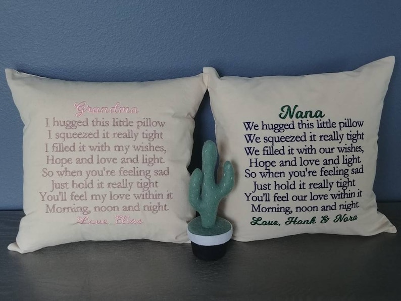 Hug Pillow Long Distance Family Pillow Hugs From Home Dorm | Etsy