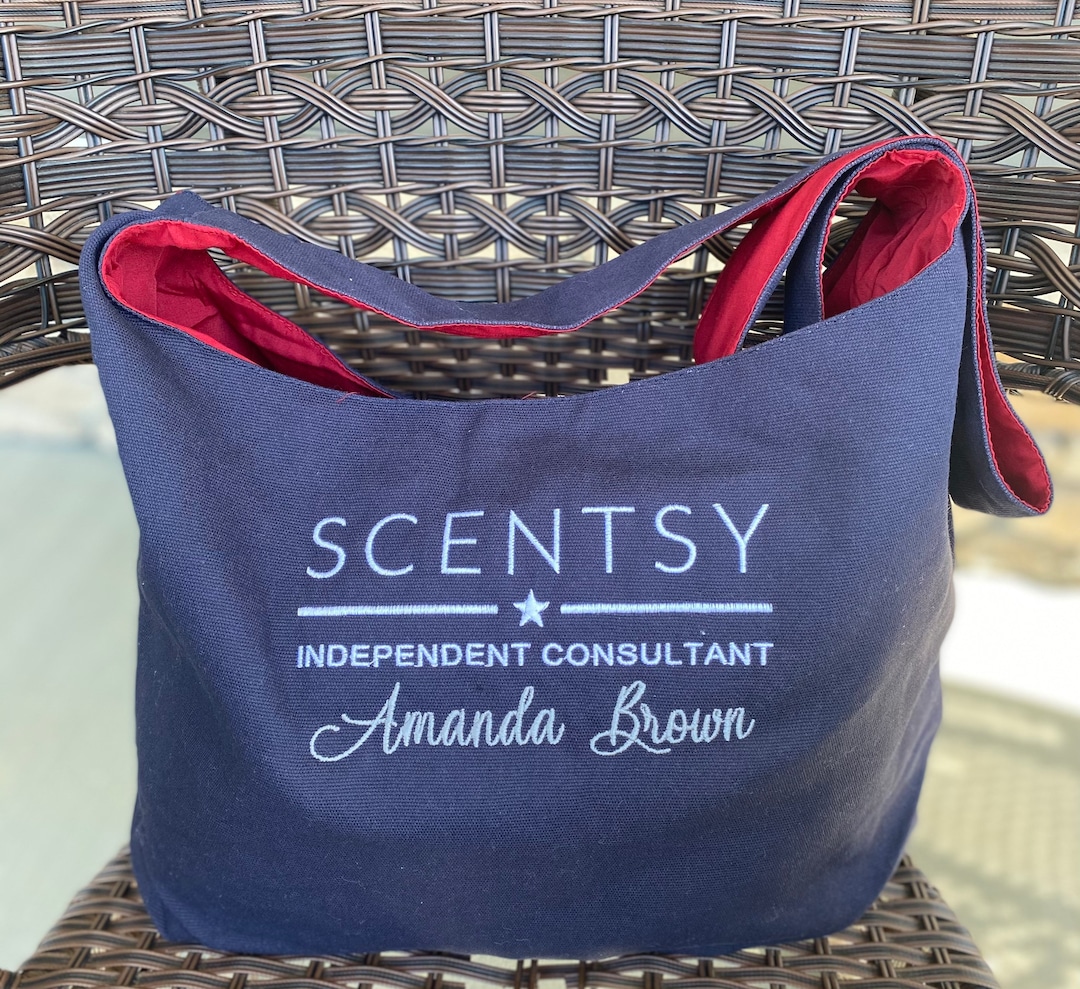 Authorized Scentsy Vendor Consultant Large Cotton Canvas Hobo Sling Bag ...