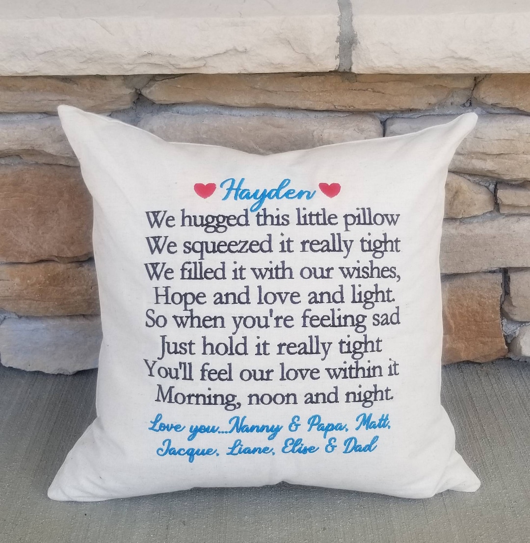 Hug Pillow Long Distance Family Pillow Hugs From Home Dorm Pillow ...