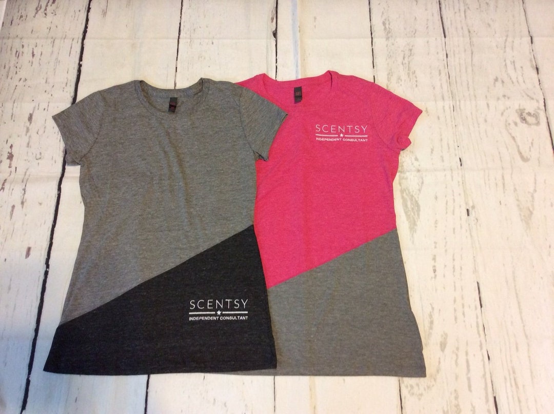 Authorized Scentsy Vendor Scentsy Asymetrical Color Block T-shirt Shirt ...