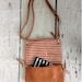 Authorized Scentsy Vendor Crossbody Striped Brown Leather Tassle ...