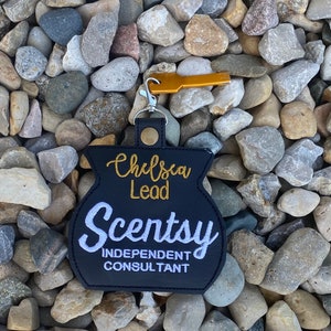 Authorized Scentsy Vendor Business Card Holder / Money Holder Keychain ...