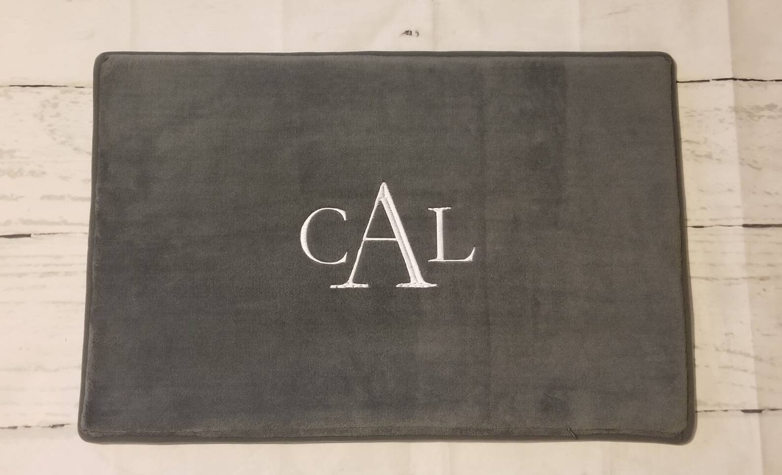 Personalized Microfiber Memory Foam Monogrammed Kitchen or Bath Mat - Etsy