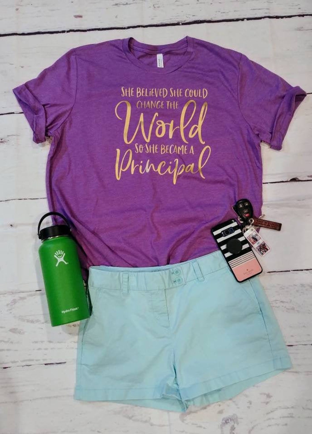 Principal Shirt - Gift for Principal - Change the World - School ...
