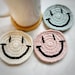 Smiley Face Coasters Happy Face Coasters Smile Coasters - Etsy