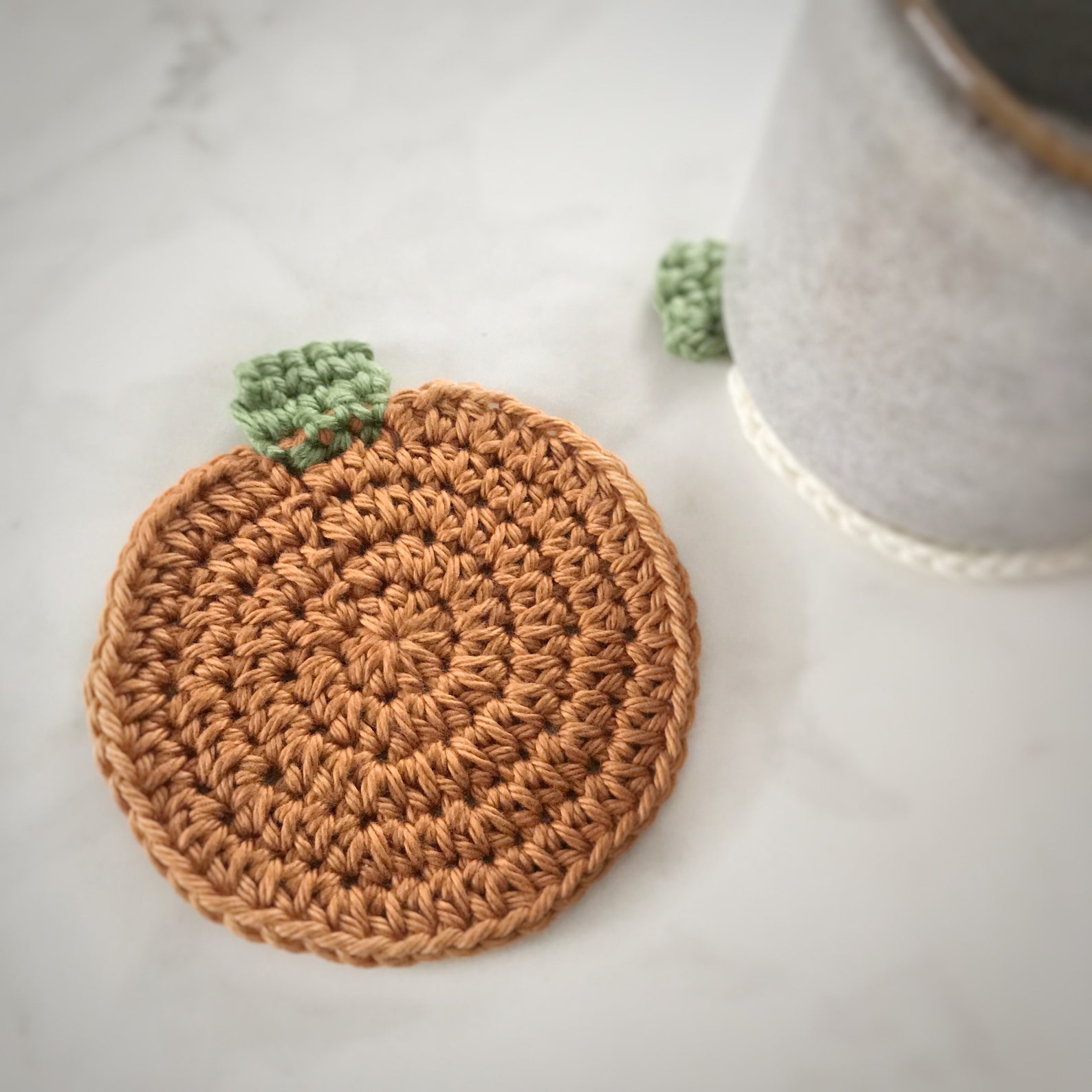 Pumpkin Coasters Fall Table Decor Drink Coasters | Etsy