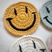 Smiley Face Coasters Happy Face Coasters Smile Coasters - Etsy