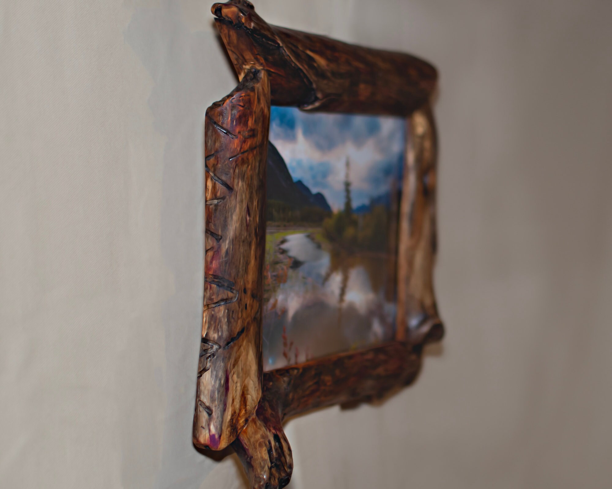 Unusual Wood Frames Handcrafted Driftwood 8x10 Creative Wood Frame - Etsy