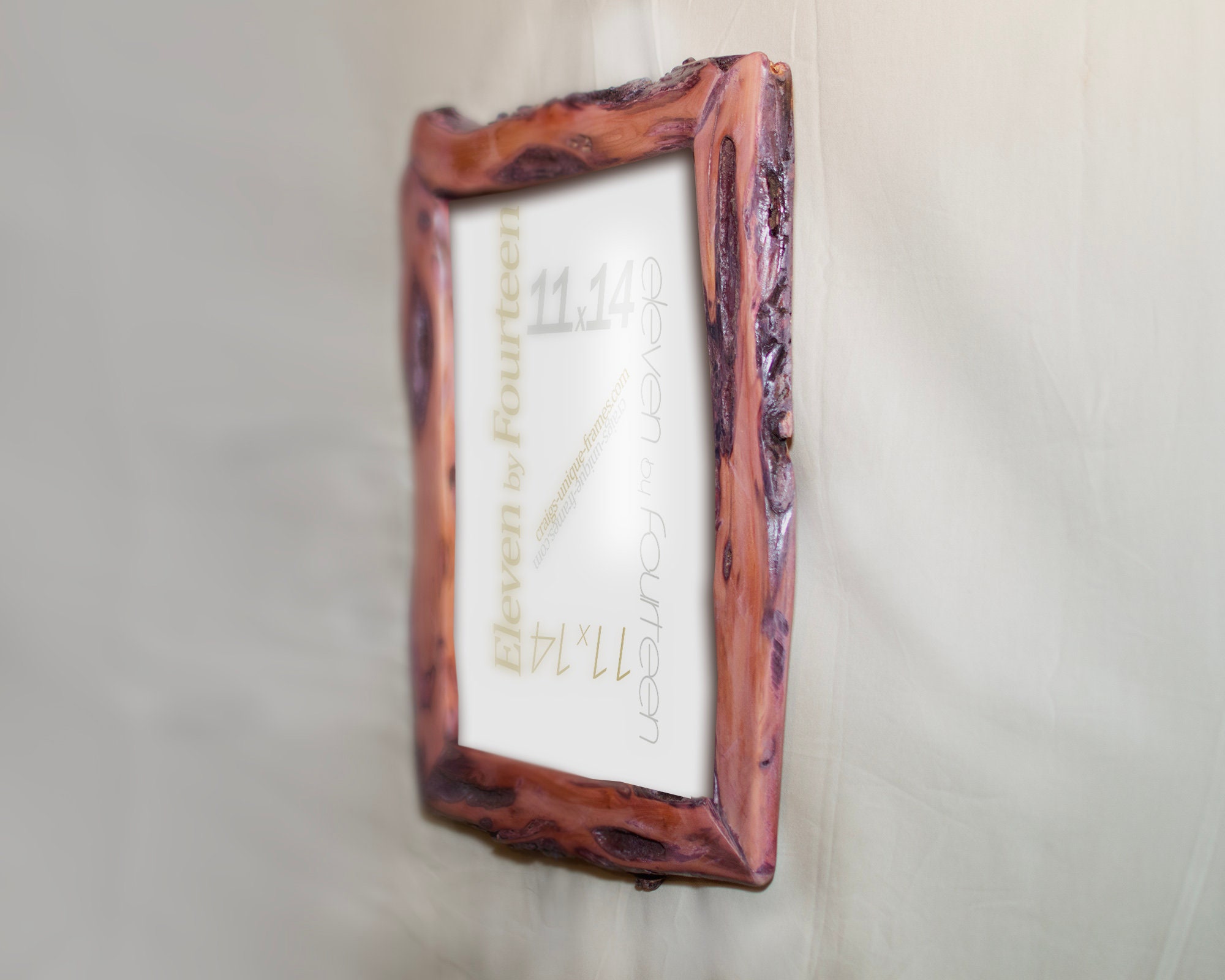 Custom Wood Frames Unique Live Edge Picture Frame 11x14 - Etsy