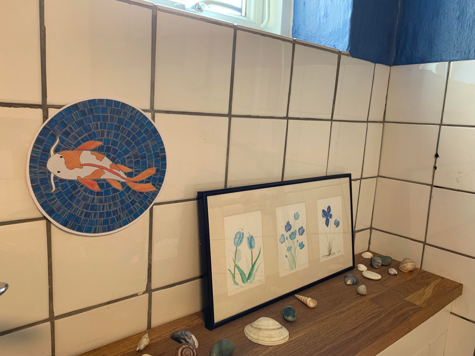 DIY Paper Mosaic Pdf - Koi Fish - Etsy