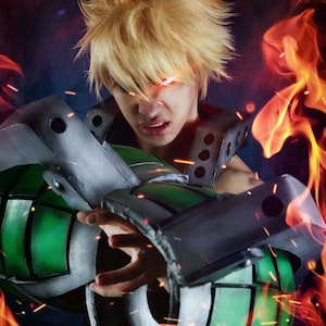 Bakugou Grenade Gauntlet Set - Etsy