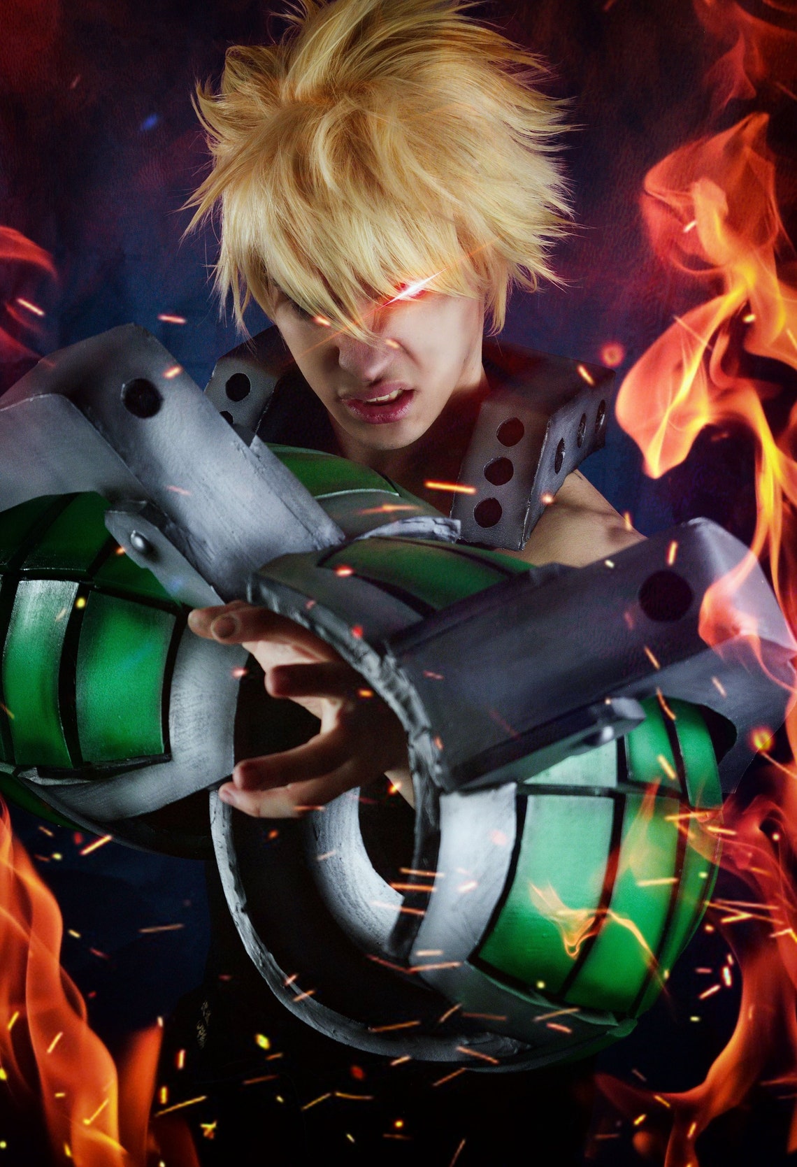Bakugou Grenade Gauntlet Set - Etsy