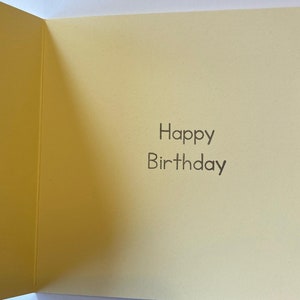 Just a Note to Say…… Happy Birthday Card. Handmade Button Card. You ...