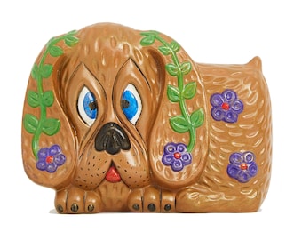 Ceramic Dog Bank | Etsy