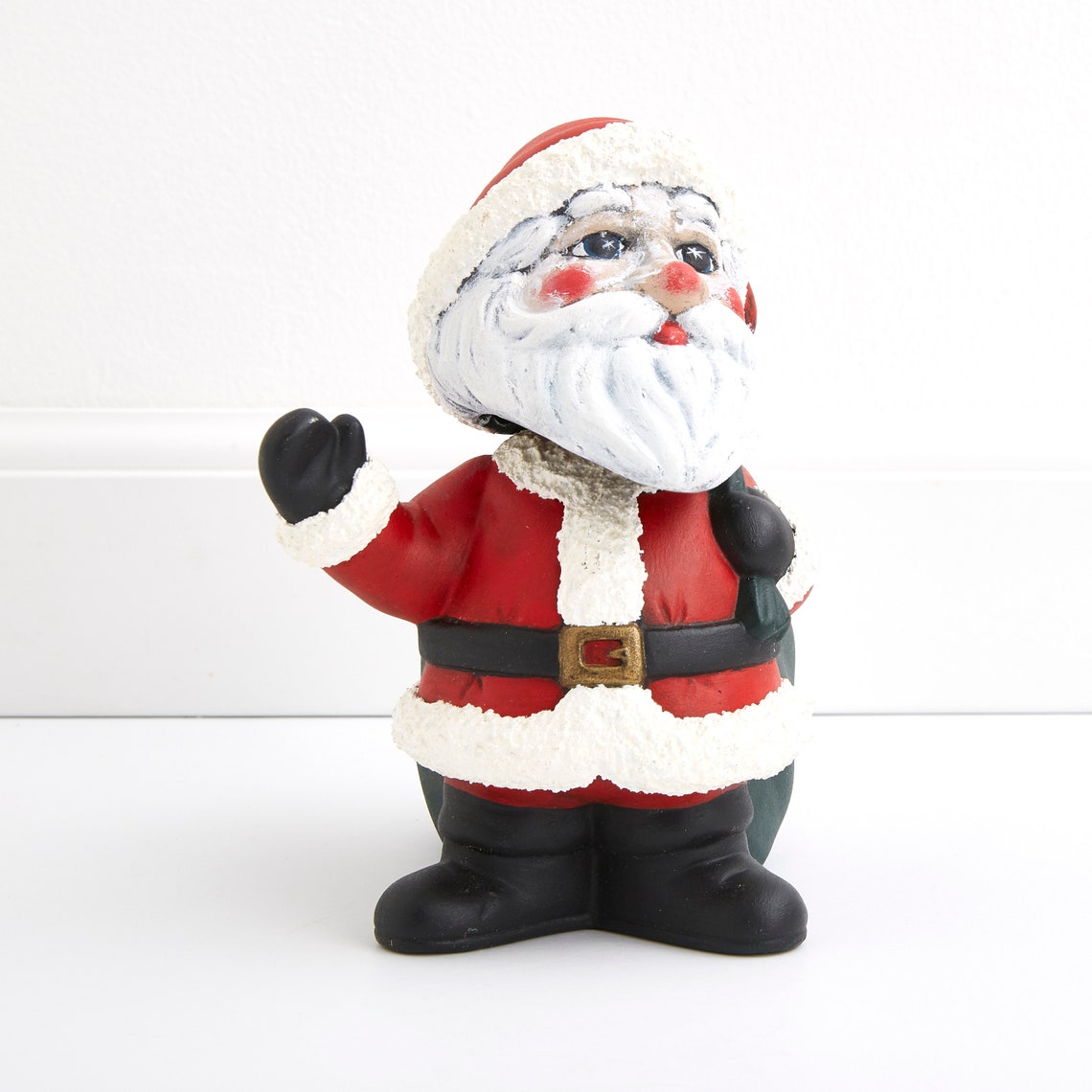 Vintage Bobble Head Santa Planter Ceramic Santa Planter Vintage Santa ...