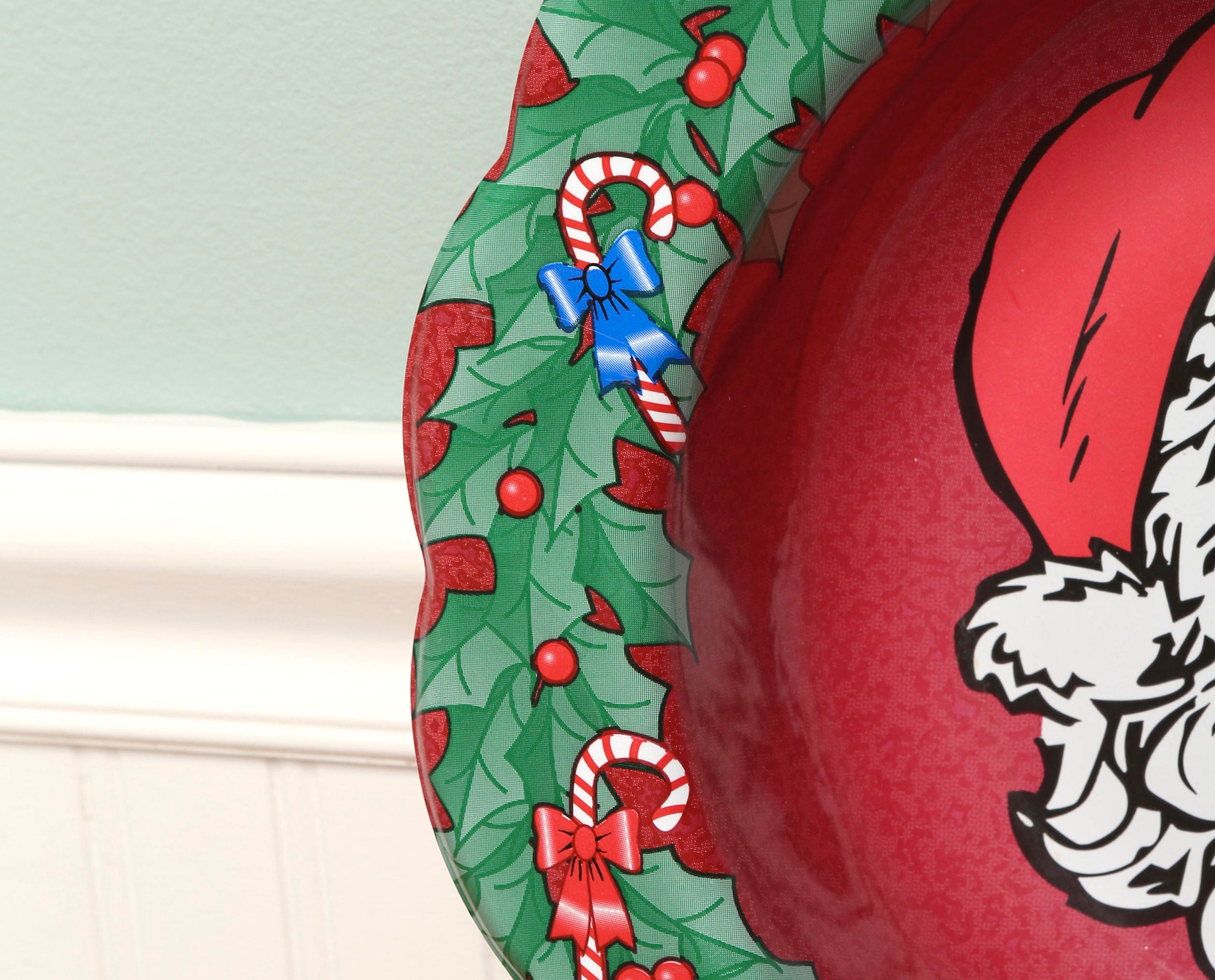 Vintage Christmas Santa Plastic Bowl-vintage Large Snack Bowl-christmas ...