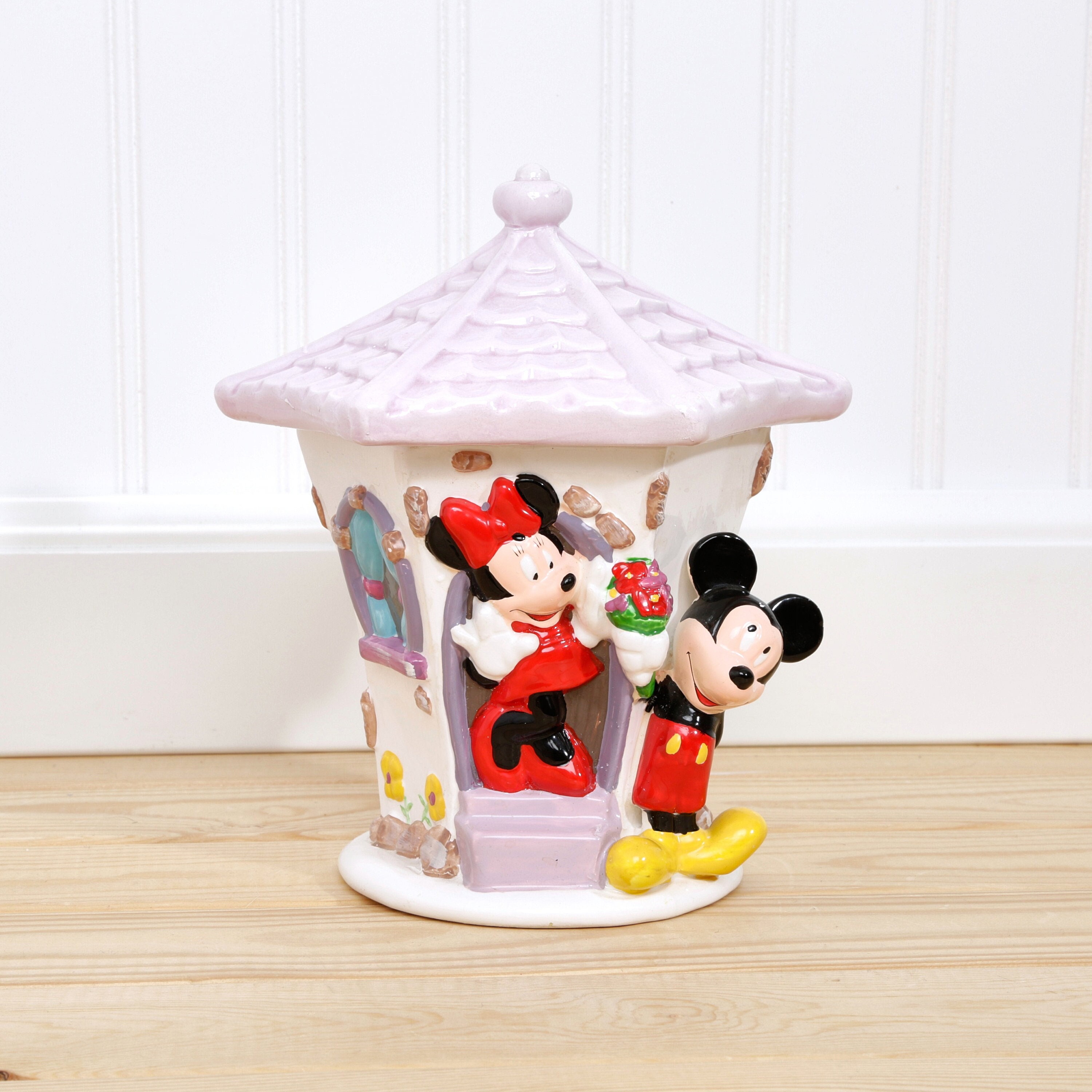 Disney Teleflora Flowers From Mickey Minnie Mouse Ceramic Vase Planter ...