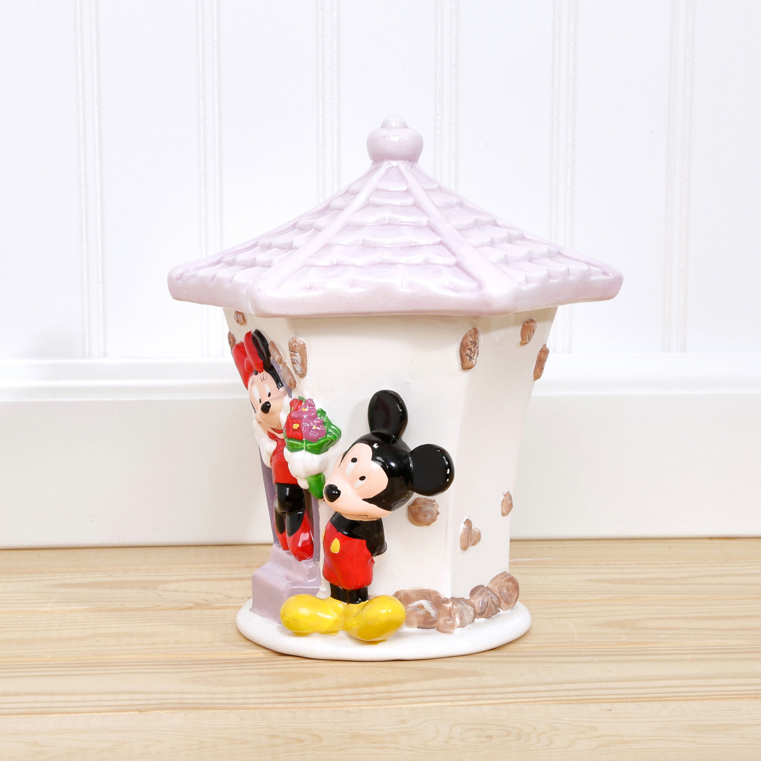 Disney Teleflora Flowers From Mickey Minnie Mouse Ceramic Vase Planter ...