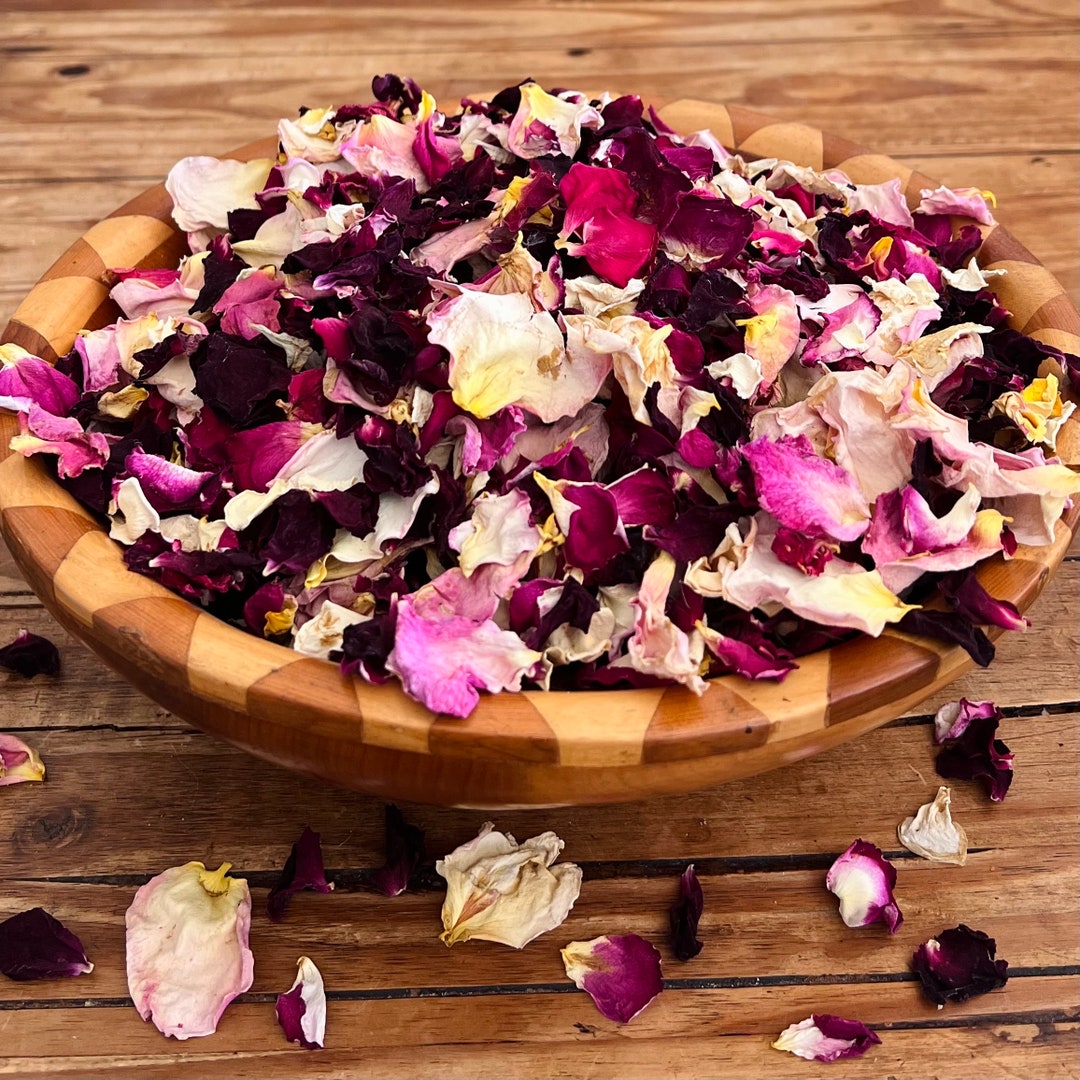 1 Litre berries & Cream Mix Confetti, Rose Petal Confetti, Red Rose ...