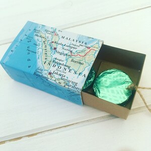World Map Favour Boxes, Travel Boxes, Favour Matchboxes, Travel Wedding ...