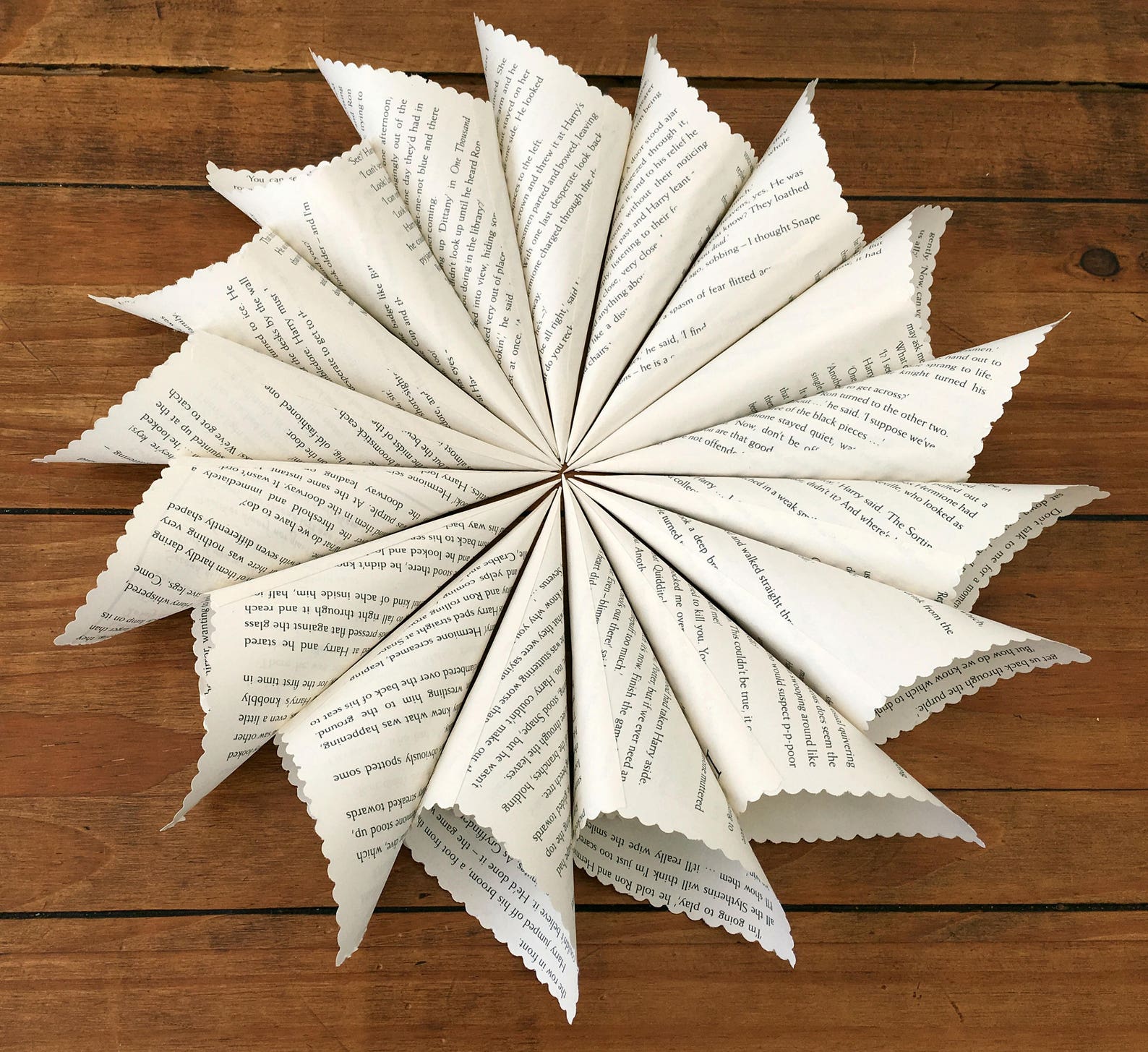 CHOOSE BOOK Book Confetti Cones Book Page Cones Petal | Etsy