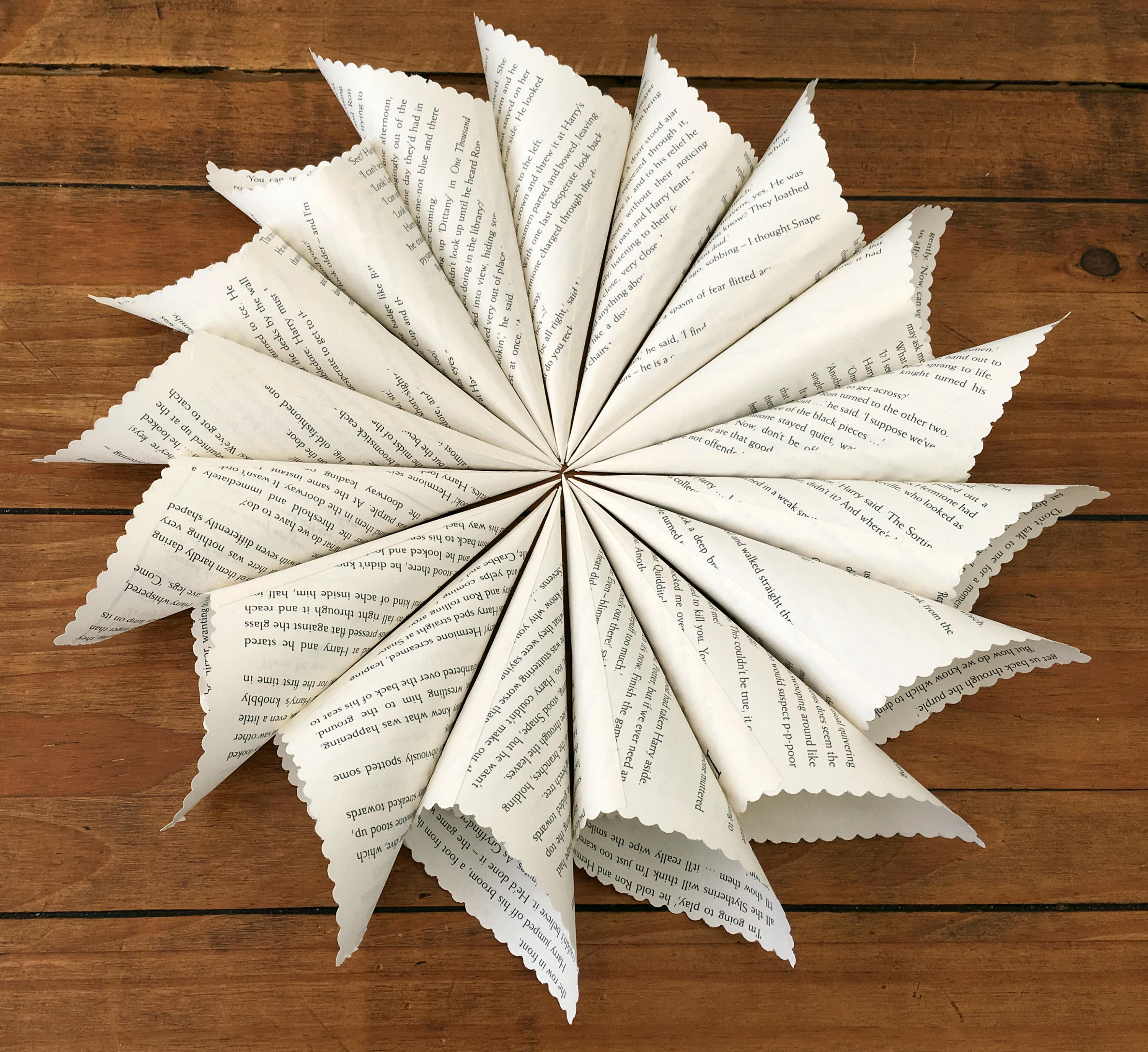 CHOOSE BOOK Book Confetti Cones Book Page Cones Petal | Etsy