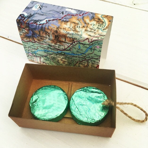 World Map Favour Boxes Travel Boxes Favour Matchboxes - Etsy