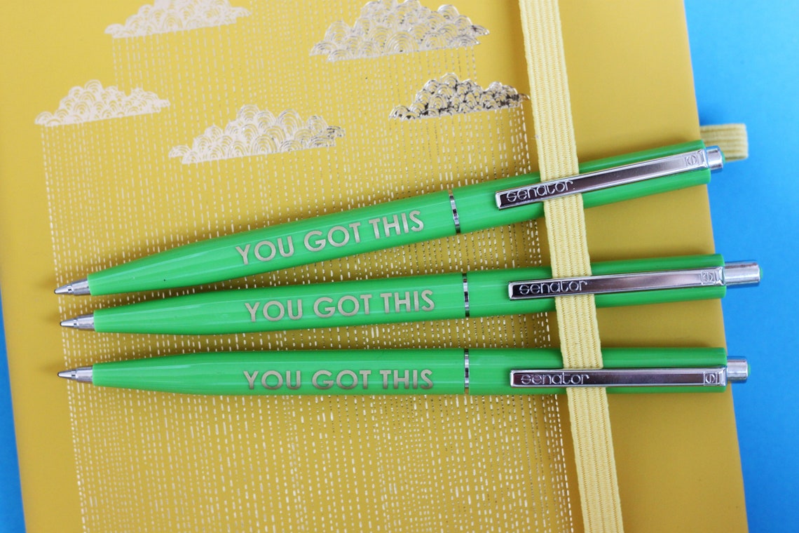 You Got This Green Pen Motivational Pen Good Luck Gift New - Etsy UK