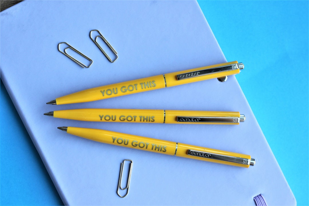 You Got This Yellow Pen, Motivational Pen, Gift for Her, Exam Gift ...