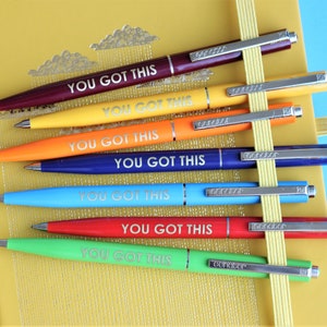 You Got This Yellow Pen, Motivational Pen, Gift for Her, Exam Gift ...