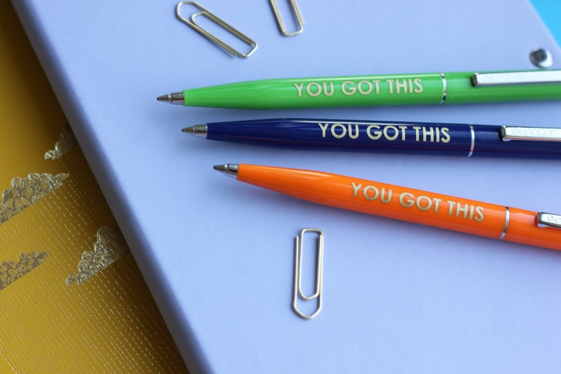 You Got This Green Pen, Motivational Pen, Good Luck Gift, New Job Gift ...