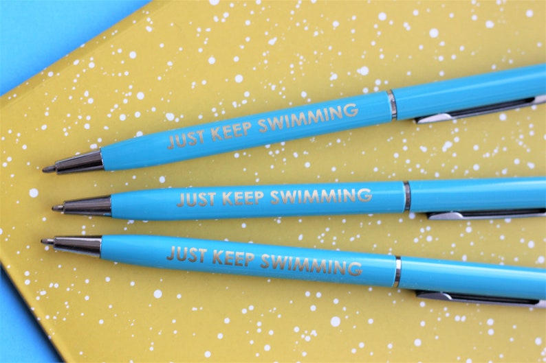 Mix and Match Set of 3 Pens, Motivational Pen Gift, Slogan Pen, Office ...