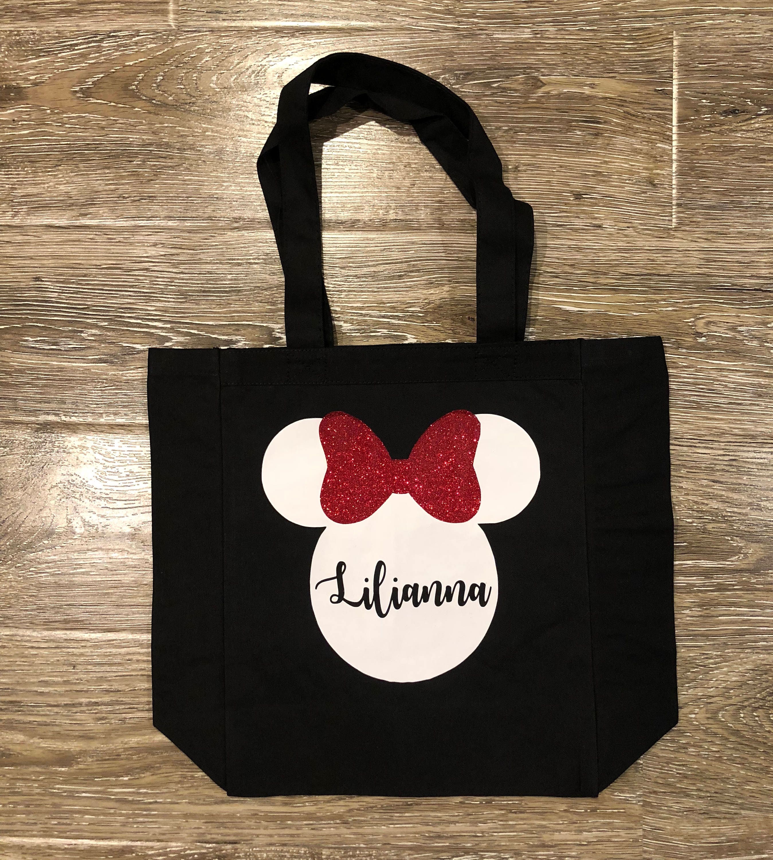 DISNEY TOTE Minnie Mouse Tote Minnie Mouse Bag Minnie Tote | Etsy