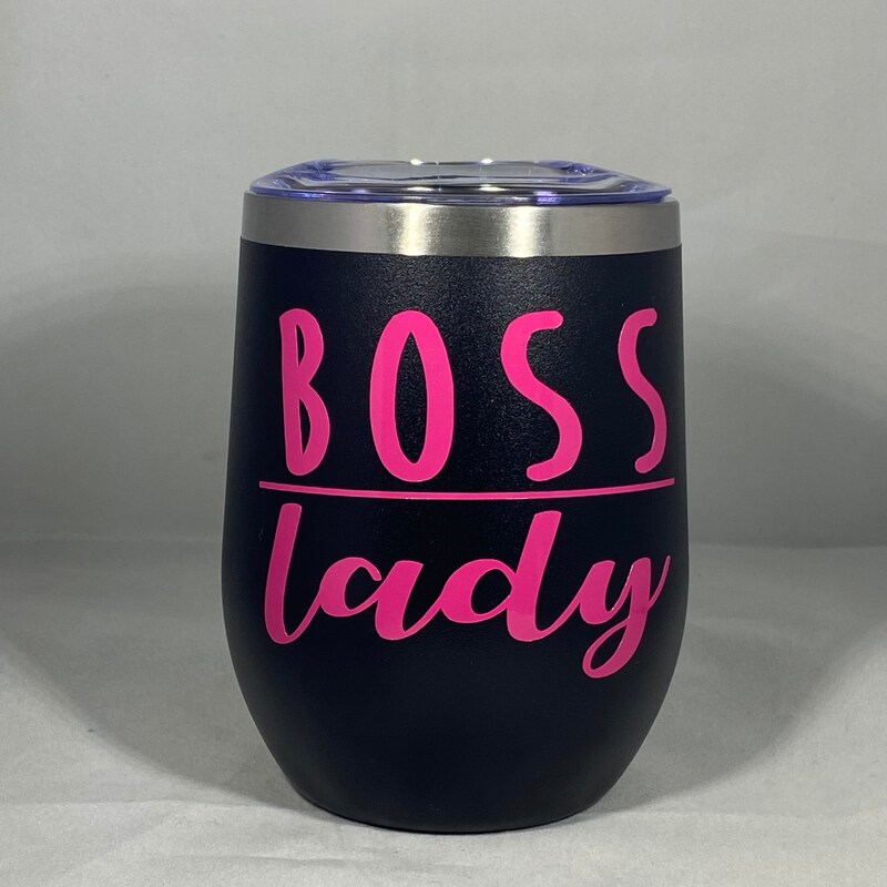 Boss Lady Wine Glass - Etsy