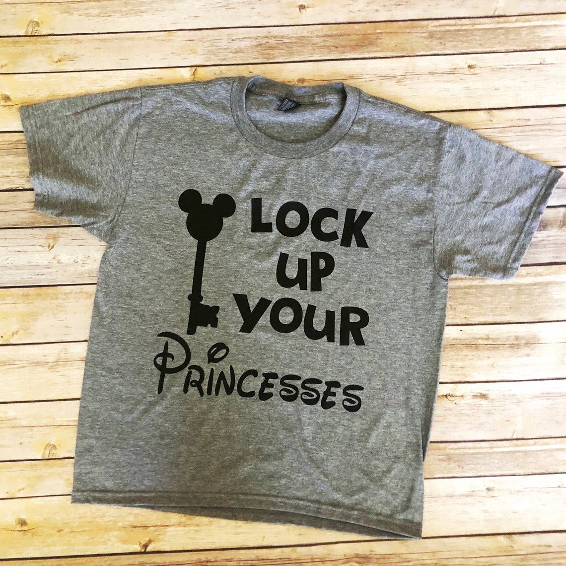LOCK up YOUR PRINCESSES Disney Princesses Disney Prince Tee | Etsy