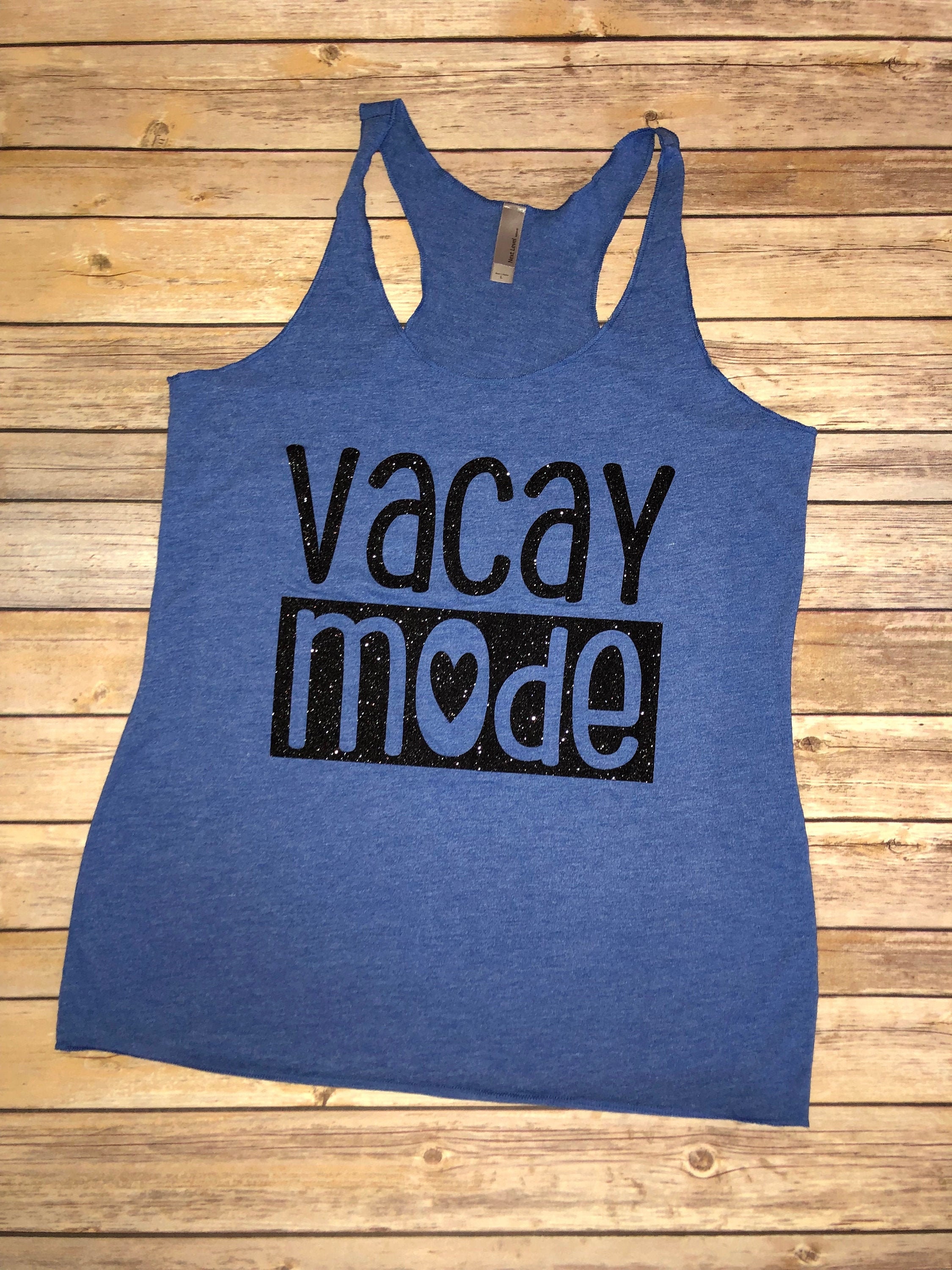 VACAY MODE TANK Vacay Tank Vacation Tank Top Beach Tank | Etsy