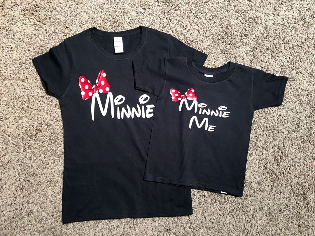 MINNIE and MINNIE ME Tshirt Mommy and Me Minnie Mouse Shirt - Etsy