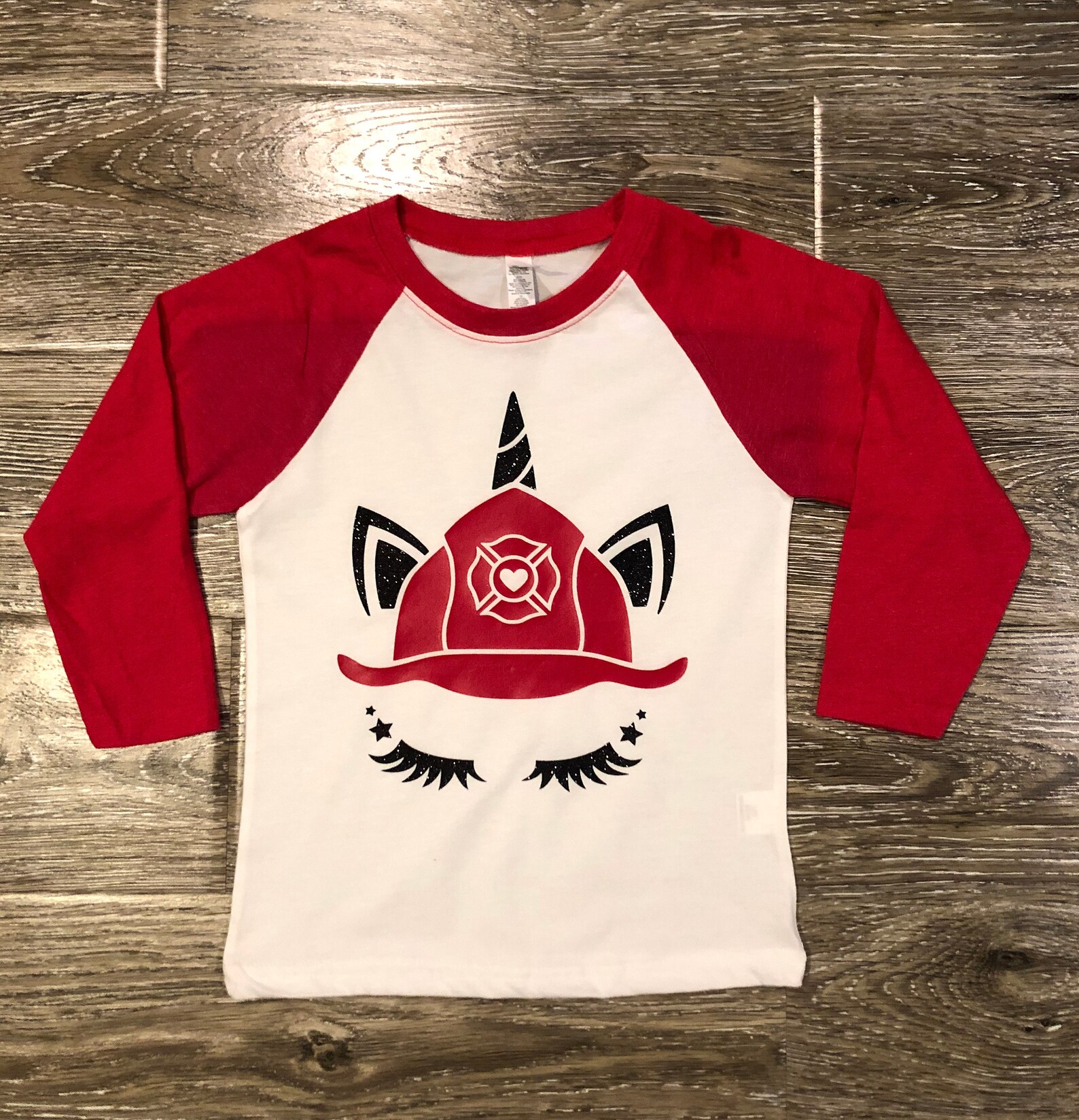 FIREFIGHTER UNICORN Firefighter Shirt Unicorn Shirt Girls | Etsy