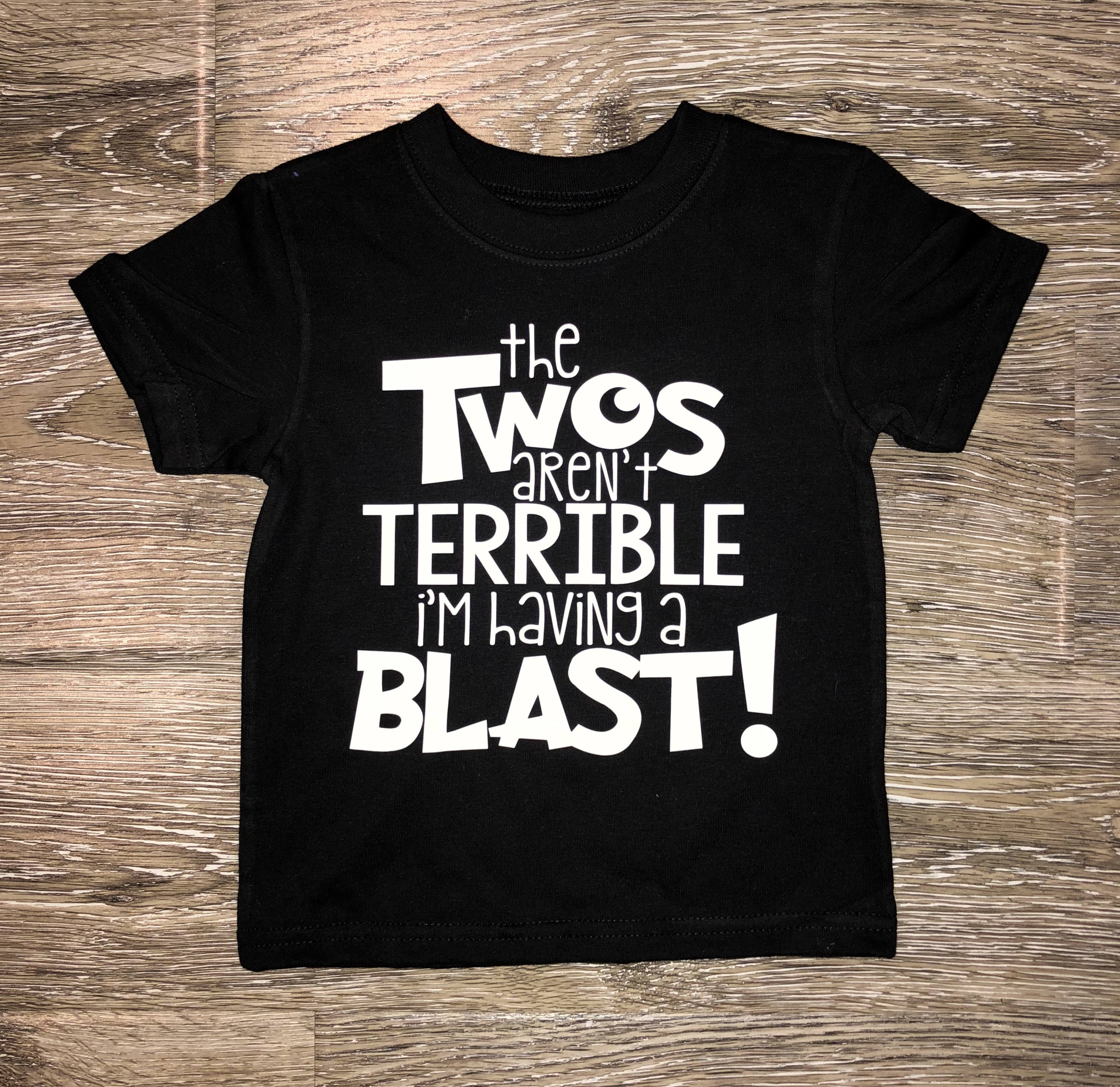 Terrible Twos Shirt Second Birthday Shirt Twos Are A Blast Etsy