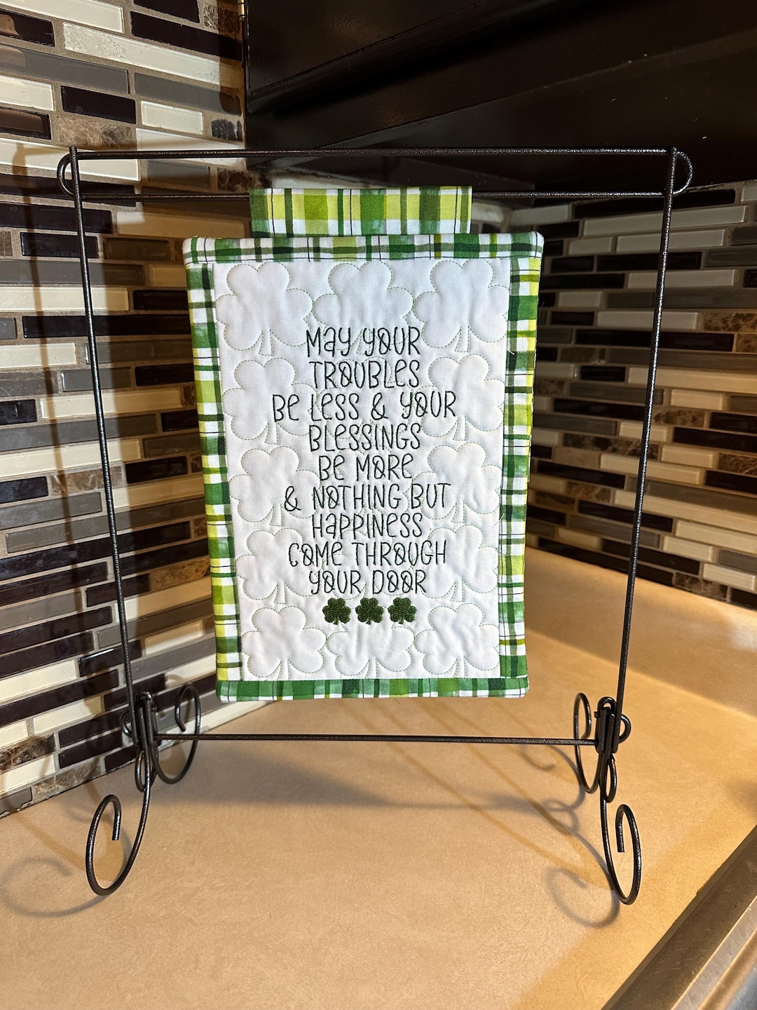 Irish Blessing Mini Quilt - Etsy