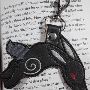 The Black Rabbit of Inle Keychain From Watership Down Stories - Etsy