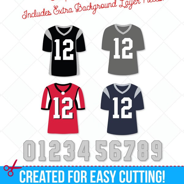Football Numbers Png - Etsy