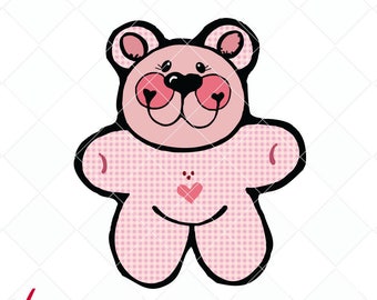 Teddy Bear Paper Cut Svg / Dxf / Eps / Files and Pdf / Png - Etsy