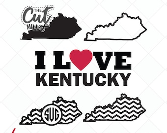 Love Kentucky Svg - Etsy